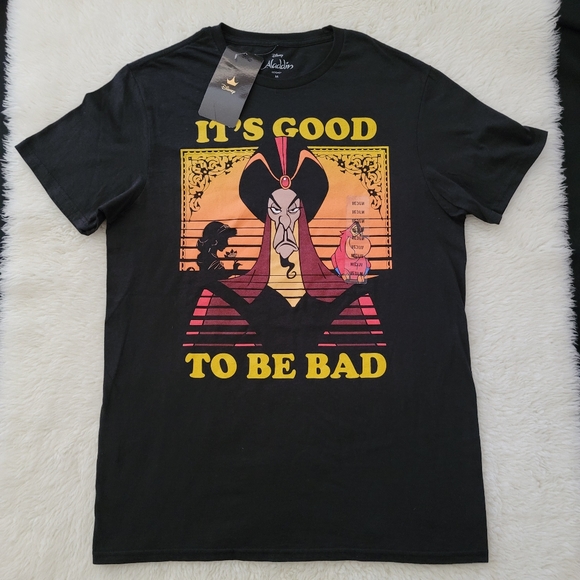 Disney | Shirts | Disney Aladdin Jafar Its Good To Be Bad Tshirt | Poshmark